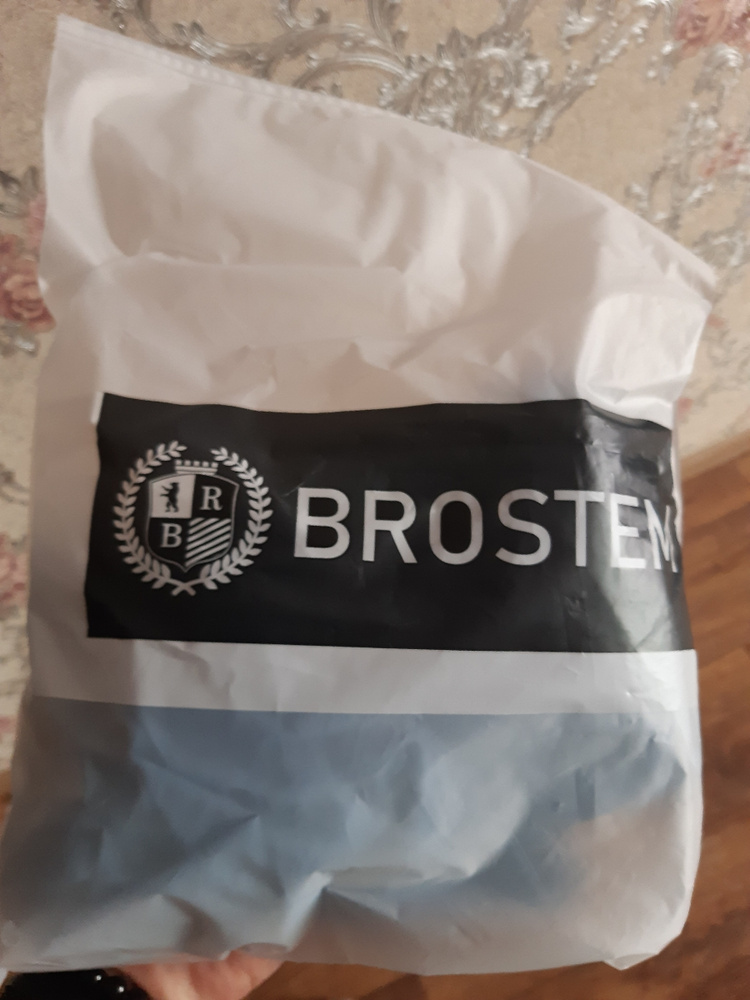 Рубашка Мужской Brostem пастельно-голубой Длинный Хлопок Однотонный, размер 56 Россия купить c ...