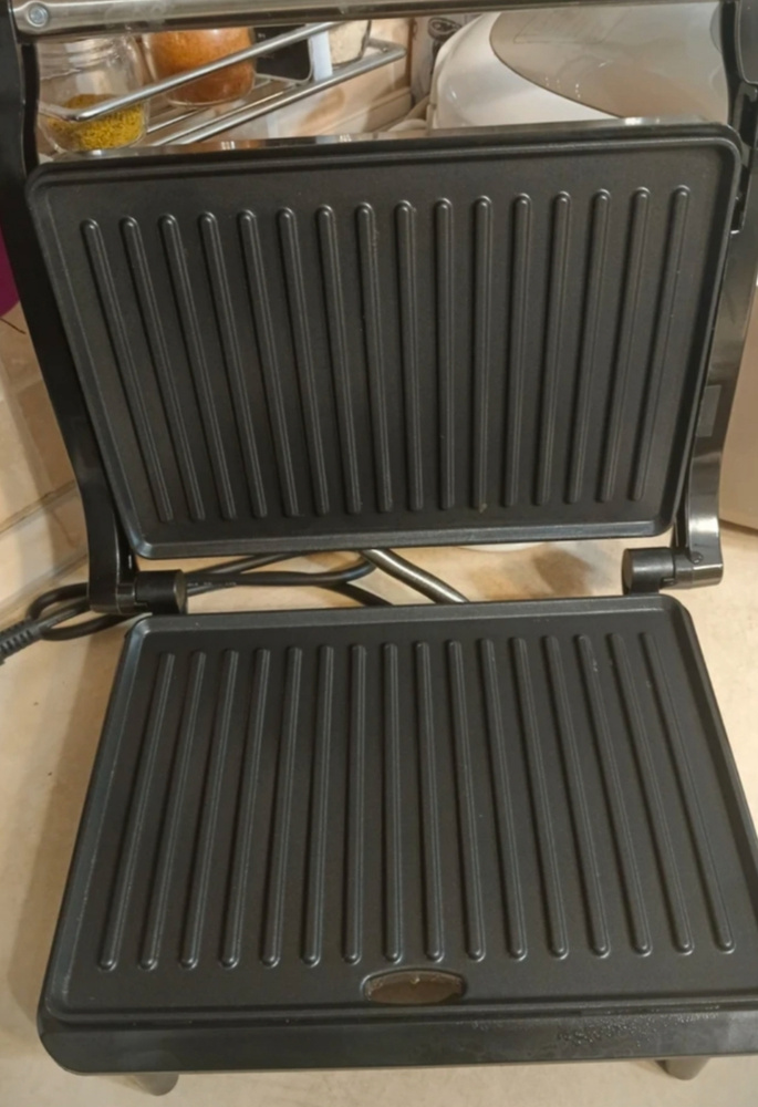 Мини-гриль электрический Centek CT-1448 для приготовления горячих блюд, сэндвичей и вафель, 800 ...