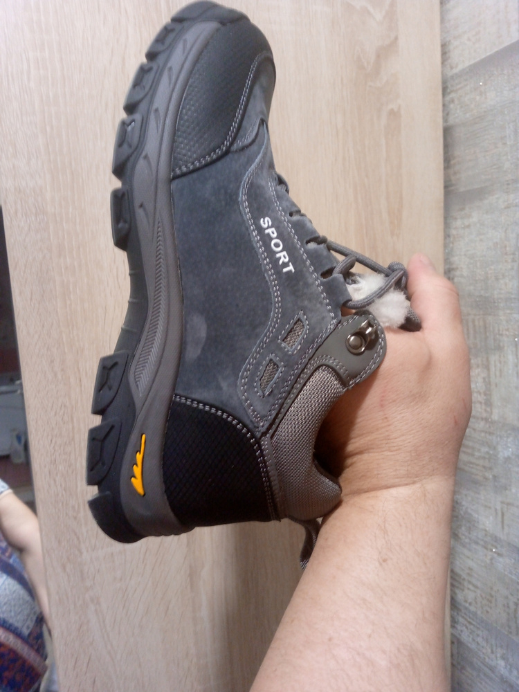 Кроссовки Мужской KERNA Перо, Кожа, размер 41 Зима Шнурки Стандартный низкий (до 4 см) купить c ...