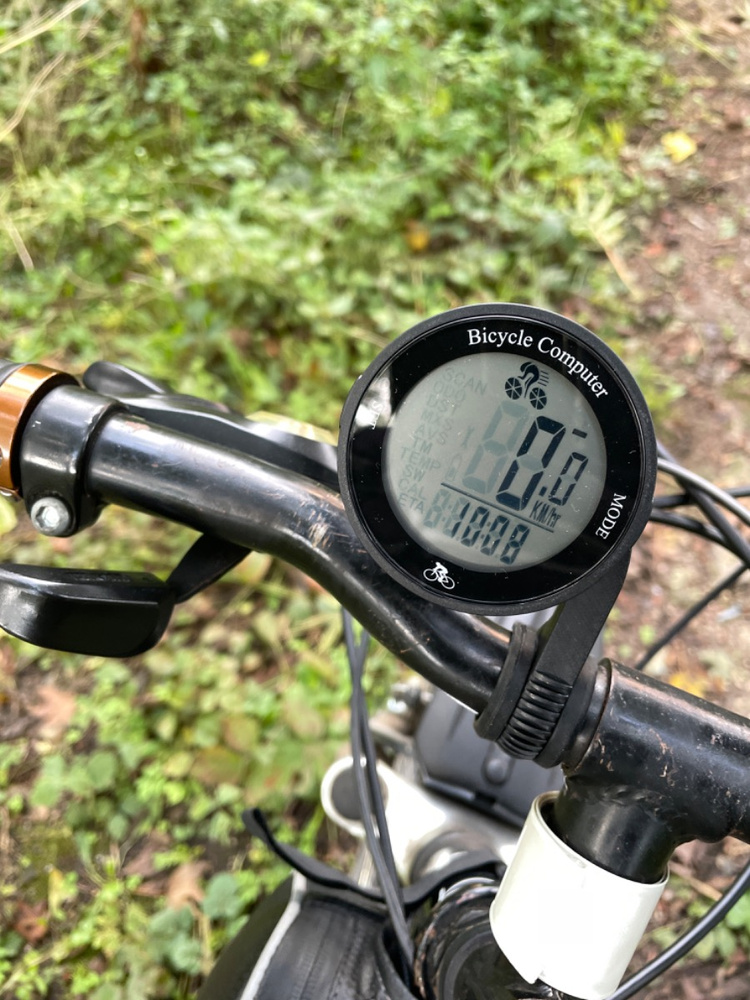 Велокомпьютер проводной, 25 функций Sunding SD-563B, датчик скорости ...