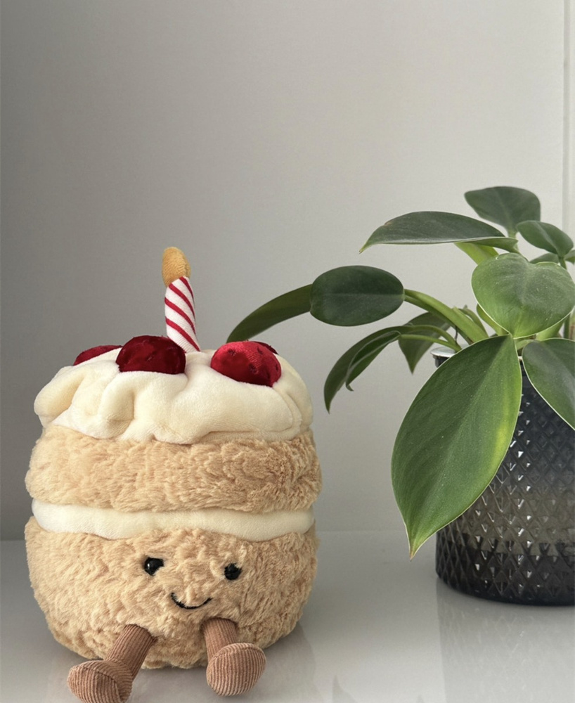 Мягкая игрушка JELLYCAT,Birthday Cak-Amuseables 16cm купить на OZON по ...