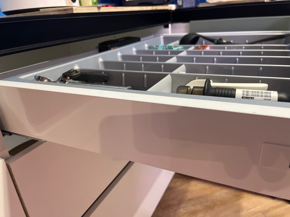 Ящик выдвижной HETTICH InnoTech Atira с доводчиком, белый, 420х144 ...