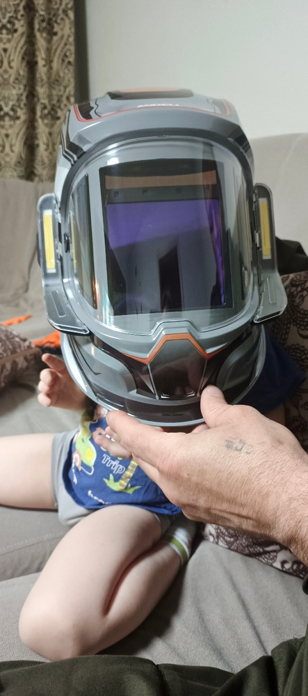 Маска сварочная хамелеон ANDELI MOON LED модель экран большой, а цвета реалистичные купить на ...