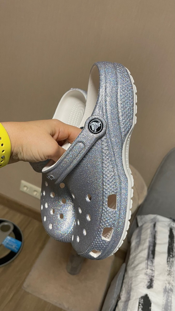 Сабо Женский Crocs Термопластик (TPU), размер 36, 37 Закрытый нос ...