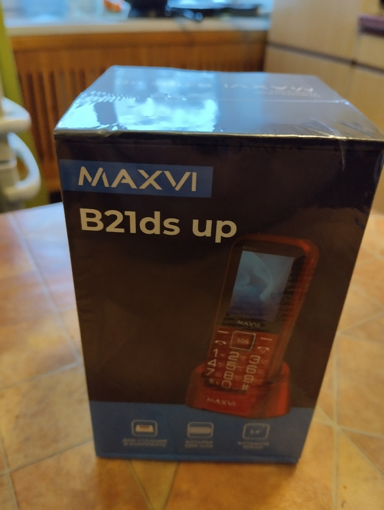 Телефон кнопочный для пожилых с большими кнопками Maxvi B21ds up купить на OZON по низкой цене ...