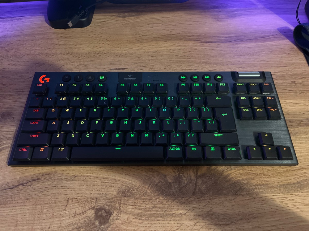 Logitech G G915 X LIGHTSPEED TKL Blue switch Беспроводная механическая ...
