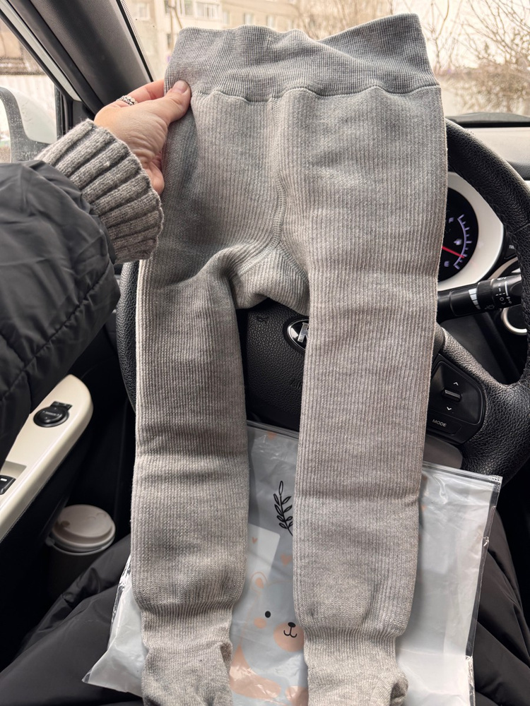 Колготки Девочки, размер универсальный хаки Хлопок Китай Зима Однотонный купить c доставкой на ...