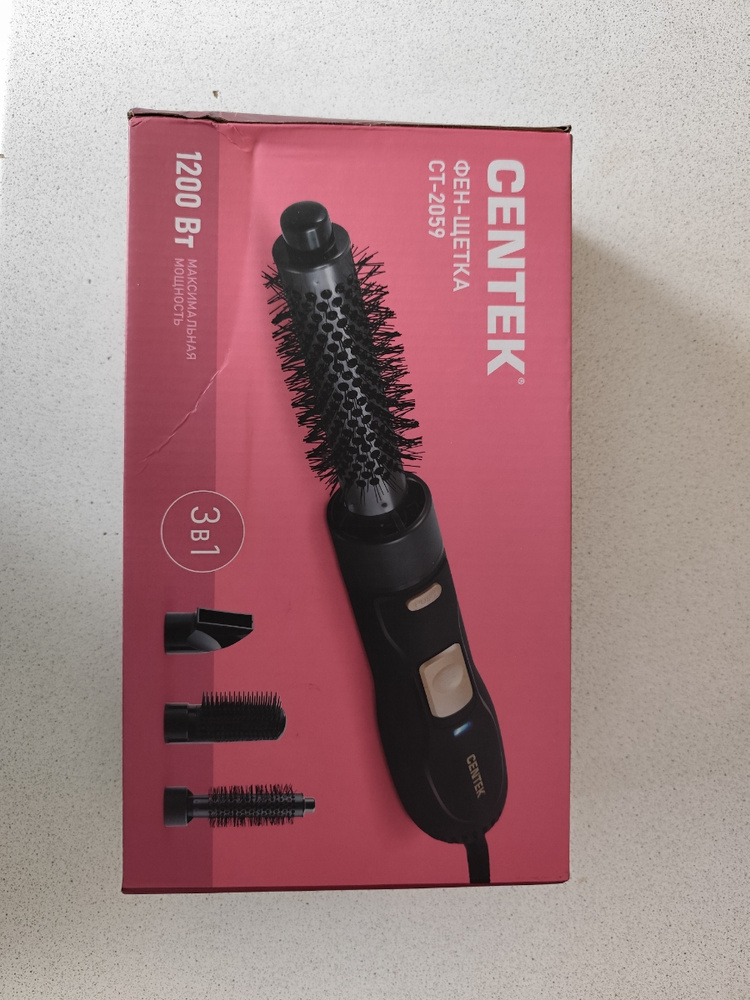 Фен щетка для волос CENTEK CT-2059 профессиональная укладка и расчесывание купить на OZON по ...