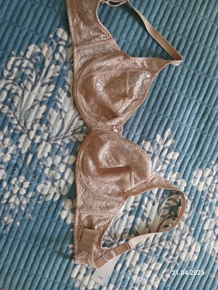 Бюстгальтер Женский Lace Dream мягкая чашка на каркасе, классическая чашка, размер 95C бежевый ...
