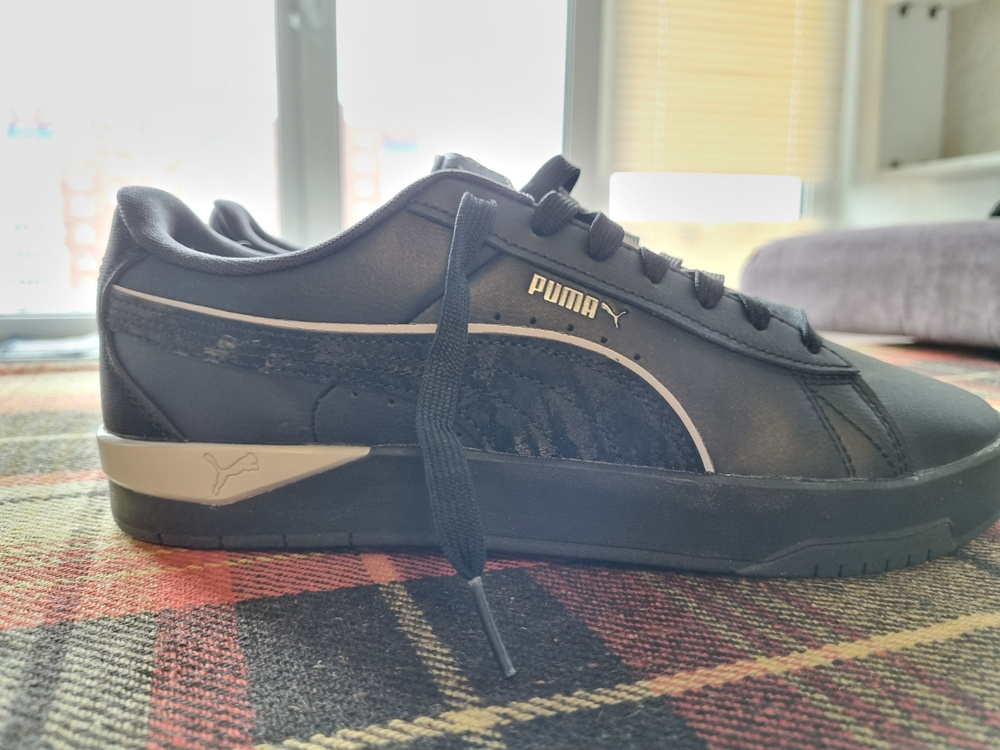 Кеды Женский PUMA Синтетическая кожа, размер 38 На любой сезон Шнурки ...