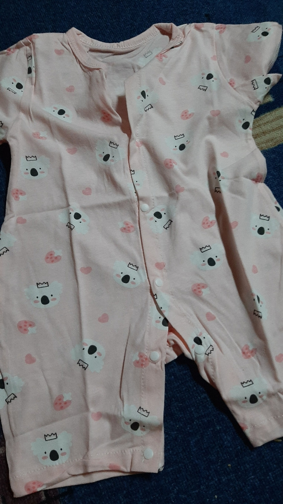 Кардиган для малышей Девочки, Мальчики BCATON, размер 66 Хлопок Анималистический средне-серый ...