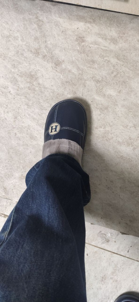 Тапочки Мужской Feabrate, размер 42, 43 R (средняя) серый Маломерит Зима купить c доставкой на ...