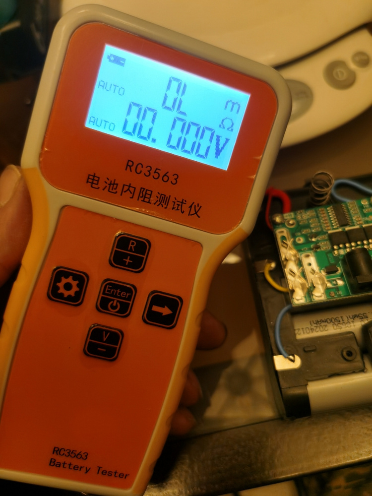 RC3563 Тестер внутреннего сопротивления батареи RC3563, автомобильный ...
