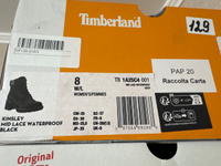 Ботинки Женский Timberland черный, размер 37 Зима купить c доставкой на ...
