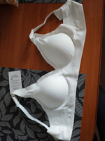 Бюстгальтер Женский JuliAnneVita без косточек, размер 85C, 85D бежевый, светло-бежевый Нейлон ...