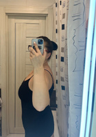 Майка Женский BECOMFY глубокий черный, размер 48 Нейлон, Спандекс Повседневный Китай облегающий ...