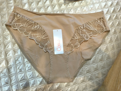 Трусы Женский Conte слипы Хлопок, Полиамид ирисовый, размер 48 Средняя ...