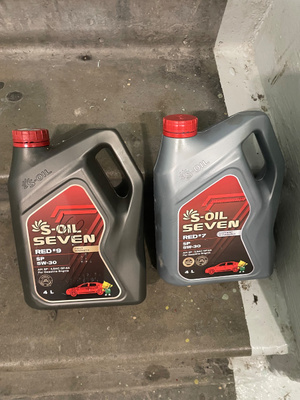 Масло моторное S-OIL SEVEN red #7 gf-6a 5W-30 Синтетическое 4 л E108300 ...
