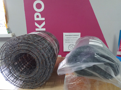 Сетка сварная оцинкованная яч. 50х50 мм, d 2.2 мм, 1.5х15 м для забора ...