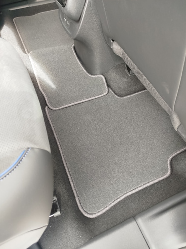 Eva сота коврики автомобильные для Volkswagen Teramont 1 (Pro) 2025 - Н.В. +3 ряд, черные, эва ...