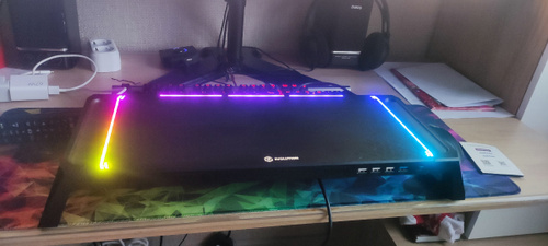 Подставка под монитор с USB хаб EVOLUTION MS200 RGB купить на OZON по низкой цене (959175121)