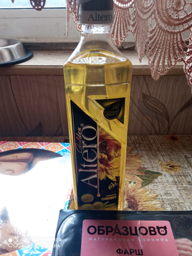 Масло подсолнечное Altero Golden, рафинированное, дезодорированное с ...