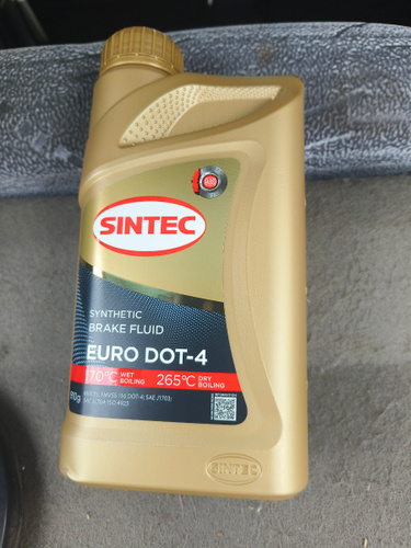 Тормозная жидкость SINTEC EURO DOT-4 (tk 265оС) 910 г купить на OZON по низкой цене (2209707013)
