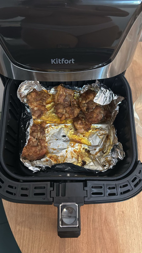 Kitfort Аэрогриль КТ-2232, серый металлик купить на OZON по низкой цене (464119976)