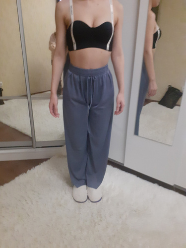 Комплект белья Женский CHAOPAI светло-серый Пряжка бралетт Breathable Корсет, размер 85B, 85A ...