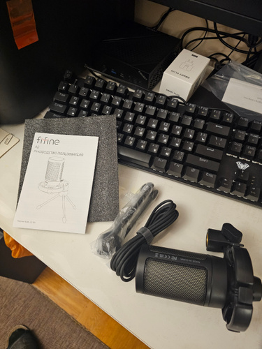 Микрофон Fifine A6V (Black) купить на OZON по низкой цене (3167614802)