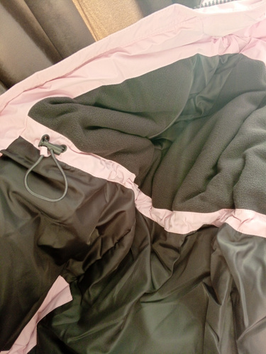 Пальто Девочки Button Blue розовый Полиэстер Длинный Экопух, размер 104 Зима Молния, Кнопки ...