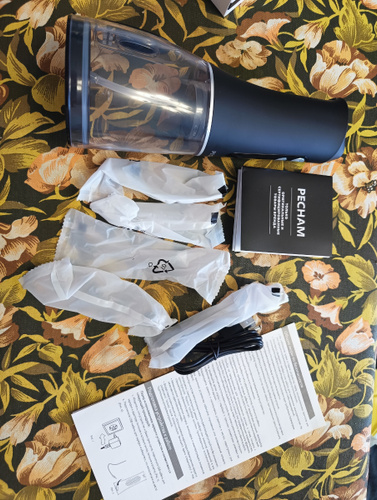 Ирригатор для полости рта портативный PECHAM Trip PC-117 черный для отбеливания зубов 5 режимов ...