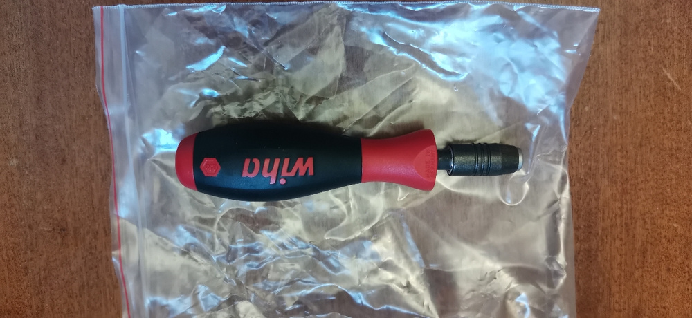 Отвертка с держателем для бит SoftFinish CentroFix 1/4" x 38 мм, с ...