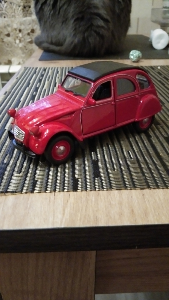 Машинка "Citroen 2CV" (Soft-top) красный купить на OZON по низкой цене ...