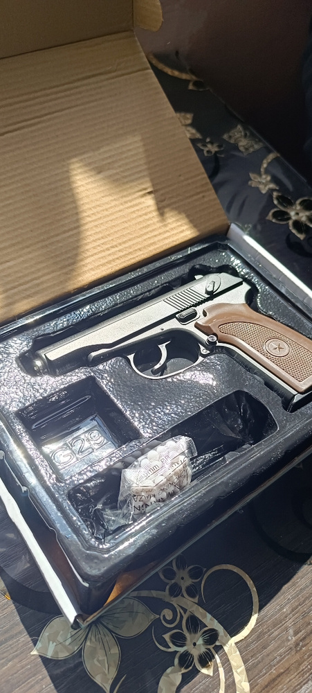 Пневматический страйкбольный пистолет Макарова G.29 Модель Пистолет металлический, железный ...