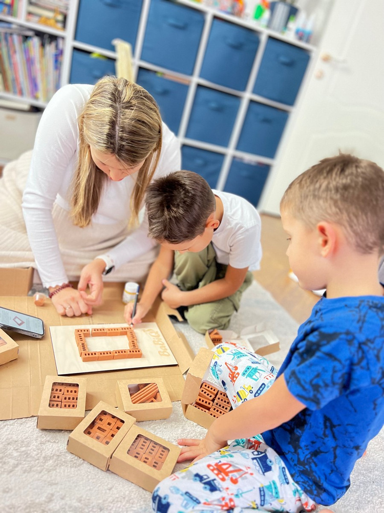 Конструктор для детей и взрослых из керамических кирпичиков "Русская ...