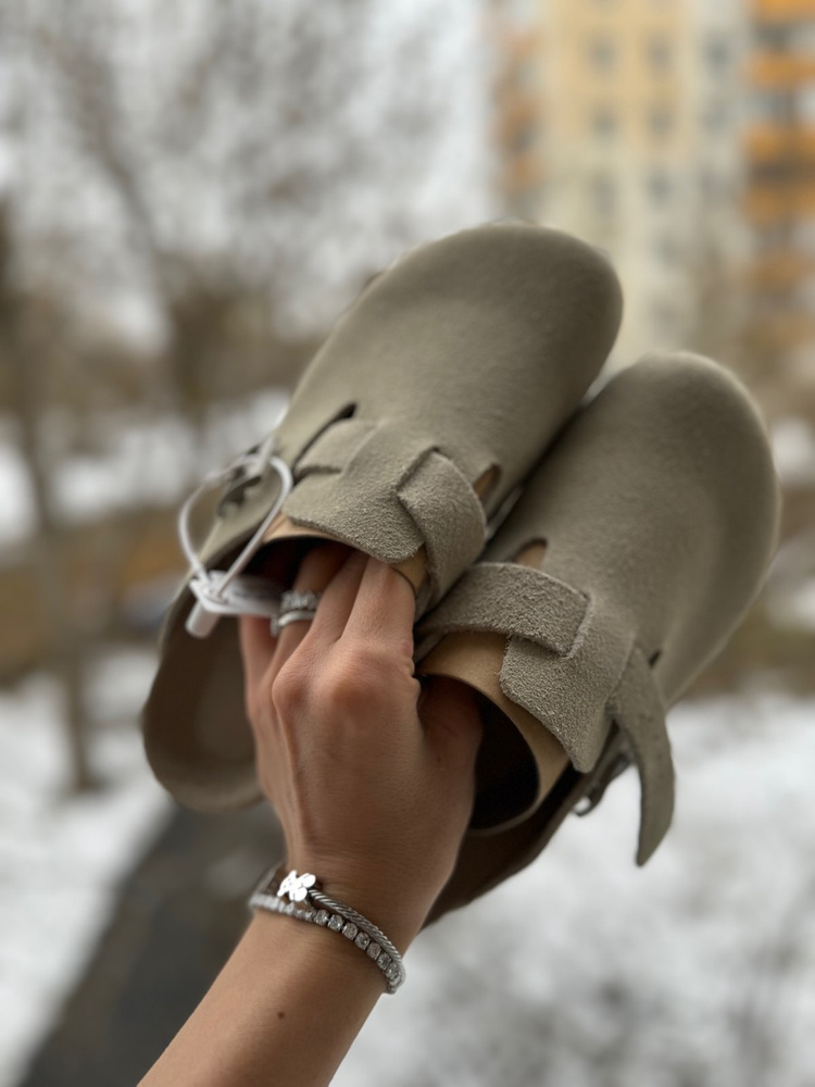 Сабо Женский Devo Life EVA, Натуральная кожа, размер 37 Анатомическая стелька, Толстая подошва ...