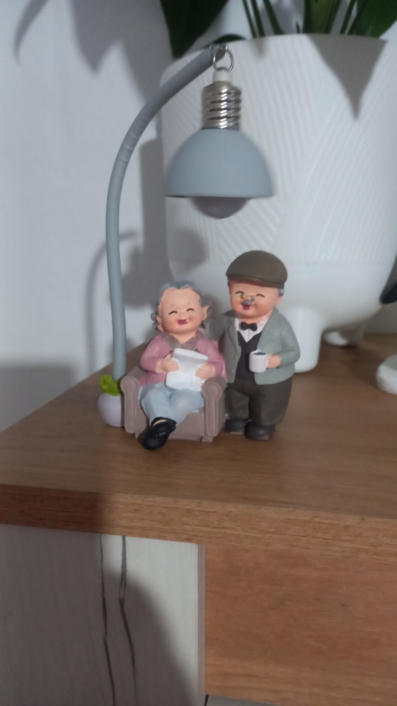 Статуэтка Бабушка и дедушка Идеальный подарок на годовщину свадьбы украшение для дома и