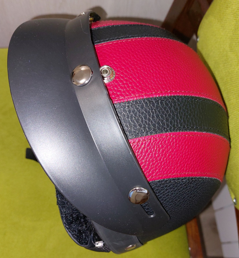 Мотошлем открытый Bands, красный, очки и козырек в комплекте купить на OZON по низкой цене ...