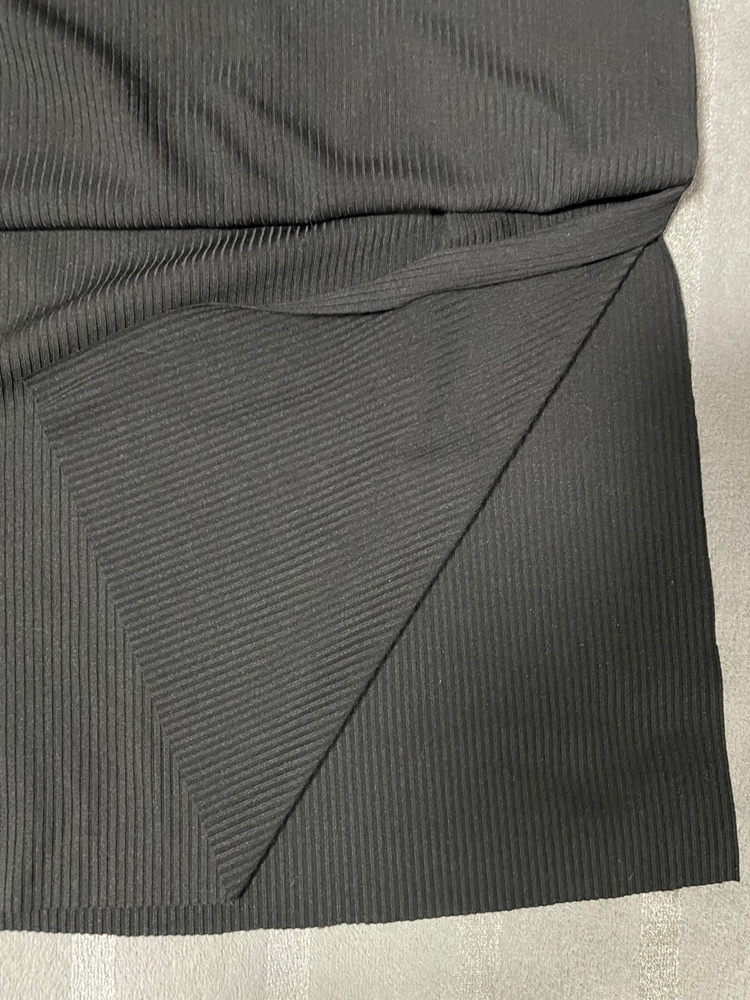 Юбка Женский BonnyClub черный матовый Полиэстер, Эластан прямая ...