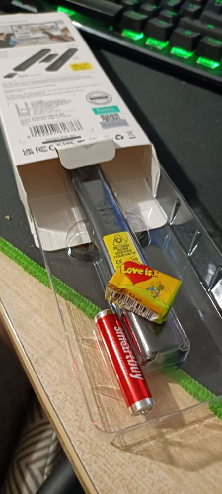 Презентатор, кликер универсальный пульт лазер для презентаций Hoco ...