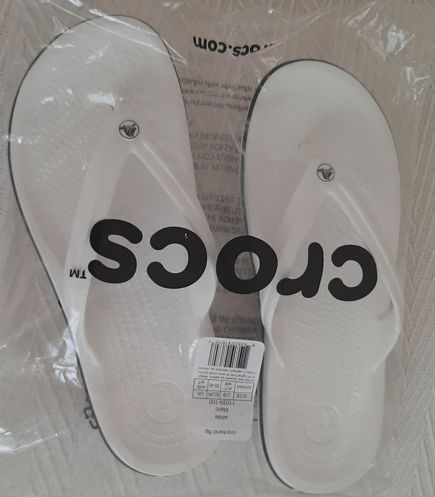 Сланцы Мужской, Женский Crocs, размер 41, 42 EVA, Термопластик (TPU ...