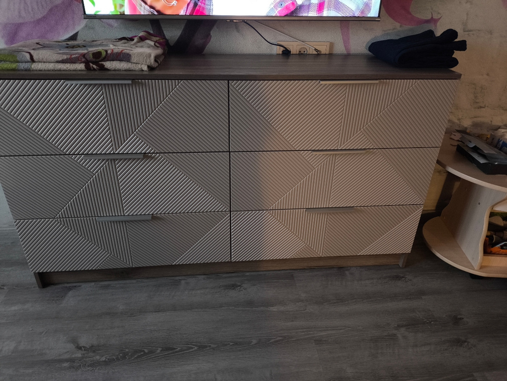 Комод ARNIKA Взрослая, Детская эмилия, 160.2x37,6x87.8 см, 6 ящ. купить ...