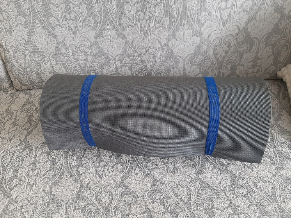 Коврик туристический толстый Camping 16 / ISOLON / 180х60 см. Теплый, походный, армейский, дно в ...