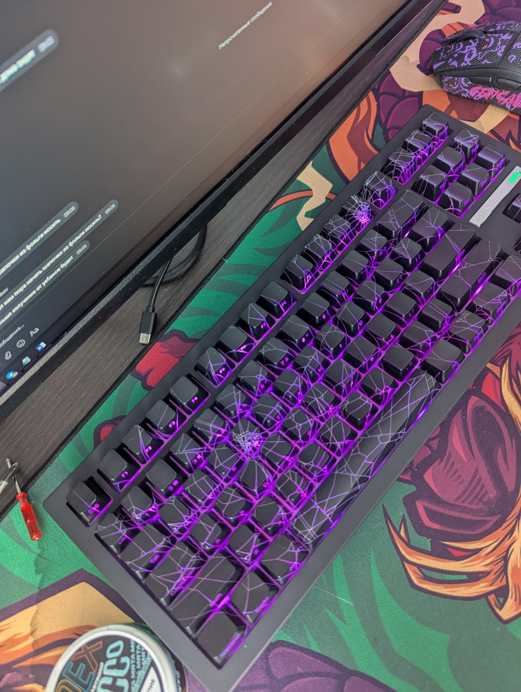 ZORNHER ZH870 механическая игровая клавиатура, RGB-подсветка ...