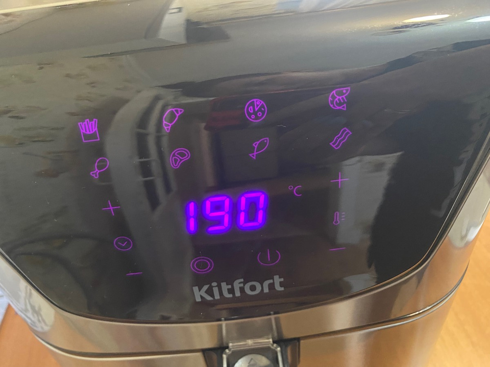 Kitfort Аэрогриль КТ-2232, серый металлик купить на OZON по низкой цене (464119976)