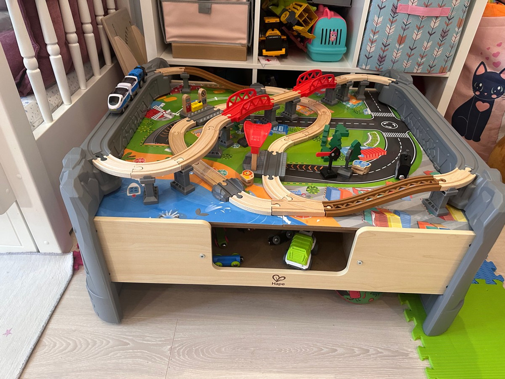 Железная дорога детская "Горная Шахта" Hape, 34 элемента купить на OZON по низкой цене (181874118)