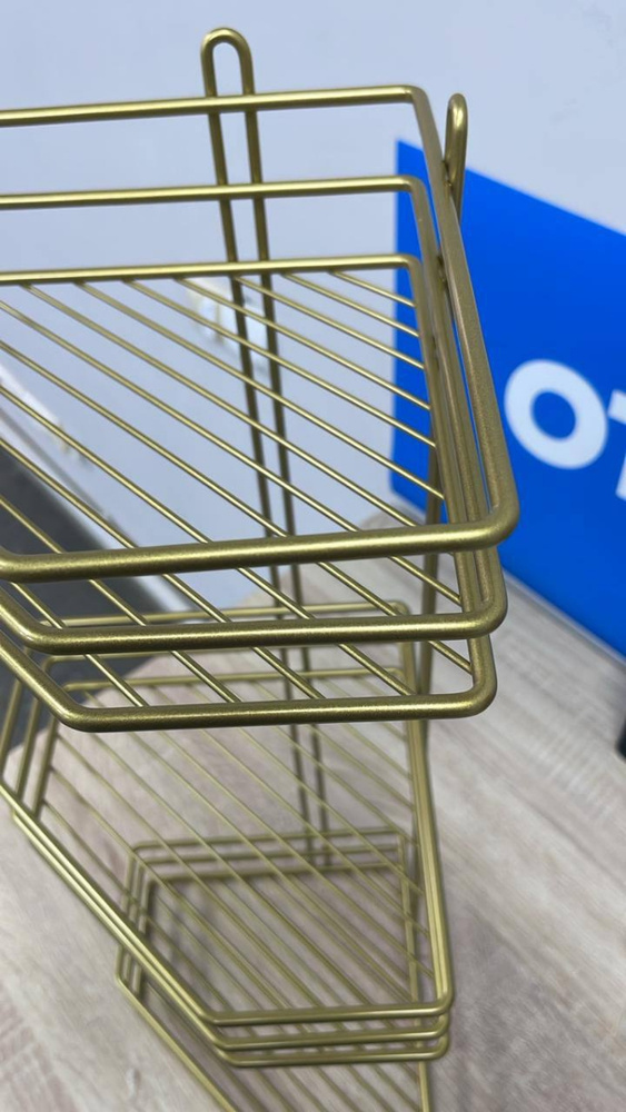 Полка угловая в ванную/полочка металлическая/3 яруса/хром купить на OZON по низкой цене (1775086337)