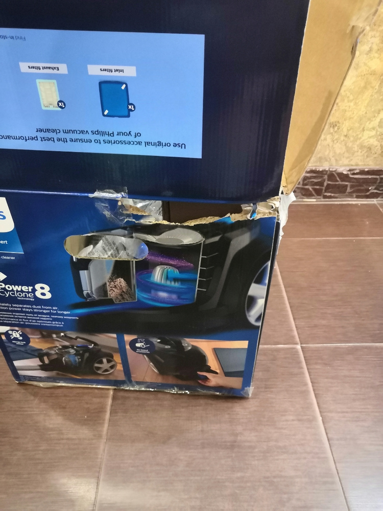 Philips Бытовой пылесос PowerPro Expert FC9733/01, синий купить на OZON ...