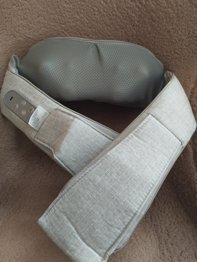 Массажер для шеи, плеч и тела PECHAM PC-1200 электрический с подогревом, роликовый, беспроводной ...